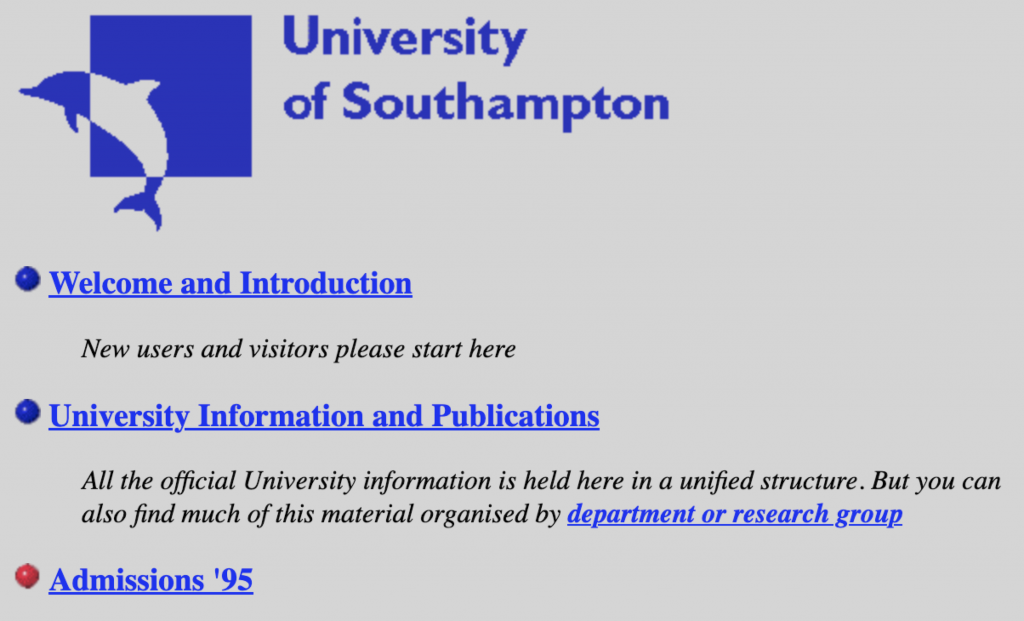 Web Archive – Research Application Support Team, iSolutions, University of Southampton